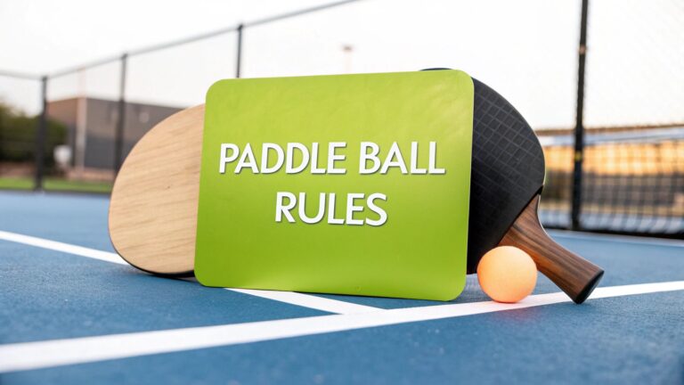A Simple Guide to Paddle Ball Rules - Padel Rumors